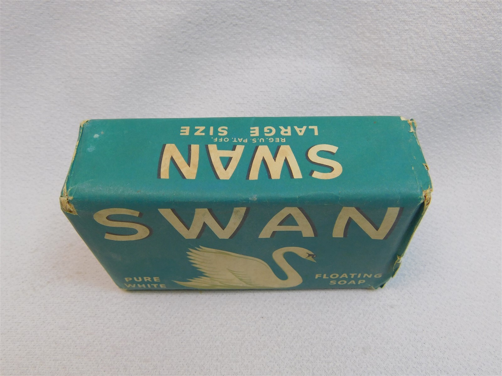 Vintage SWAN Pure White Floating Soap Bar NOS Large Size 1940s Sealed ...