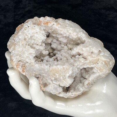 4" Druzy Botryoidal Spirit Quartz Crystal Cluster Geode Pink Rind | eBay