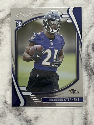 2021 Panini Absolute Brandon Stephens Rookie Card RC #195 Baltimore ...