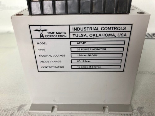 TIME MARK A2642 3 PHASE POWER MONITOR 120VAC | eBay