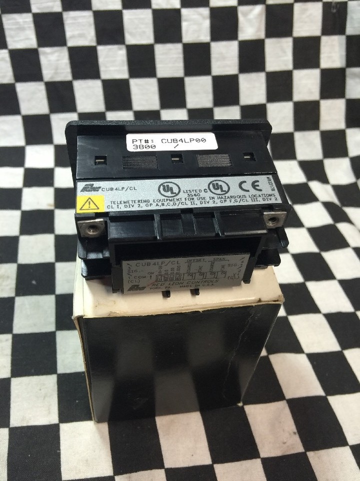 Red Lion Meter Display CUB4LP00/3800, CUB4LP/CL, CUB4LP00, Shipsameday ...