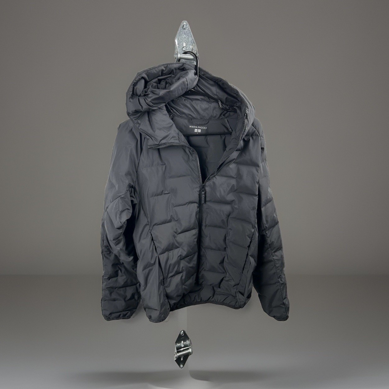 Uniqlo Pufftech Parka Puffer Jacket Black Small - Gem