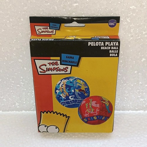 The Simpsons Inflatable Red Beach Ball 2005 Vintage FREE SHIPPING ...