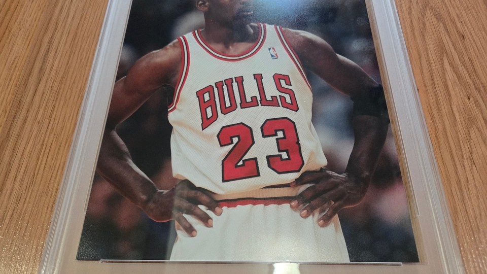 Michael Jordan 8x10 Photo Photograph PSA TYPE 1 Victory Pose Chicago ...