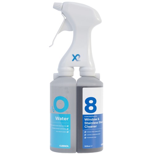 Cleenol Evolution Window & Stainless Steel Cleaner X2/EV8 | 4x325ml ...