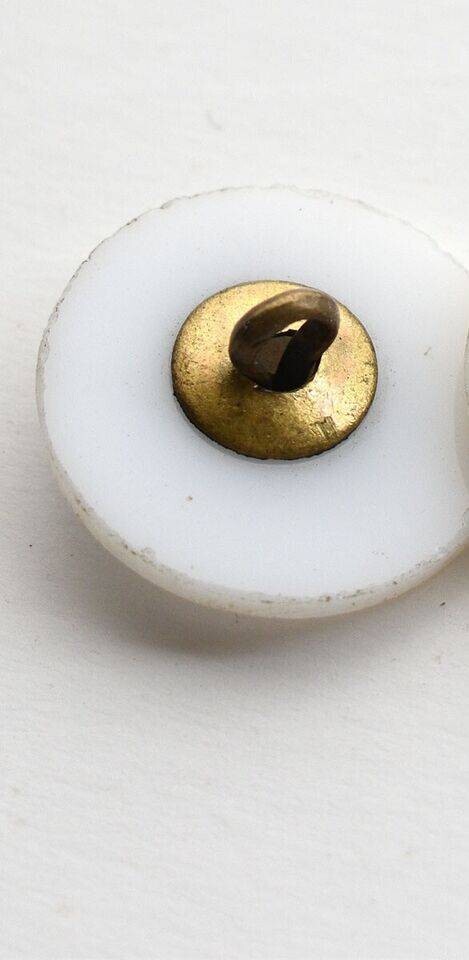 Antique Glass Brass Cameo Button Pin Greco Roman Art Nouveau Style Die ...