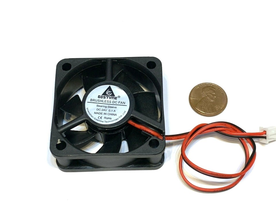 3 Pieces Fan 24v 5020 5cm 50mm cooling brushless case 2pin 20mm pc ...