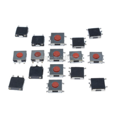 50PCS 6x6x2.5 mm 4P SMD Tactile Push Button Switch Tact Switch Micro ...