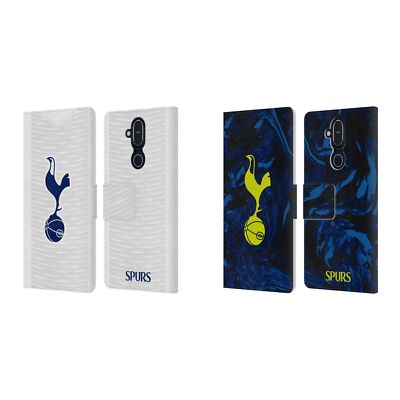 TOTTENHAM HOTSPUR F.C. 2021/22 BADGE KIT LEATHER BOOK CASE FOR NOKIA ...
