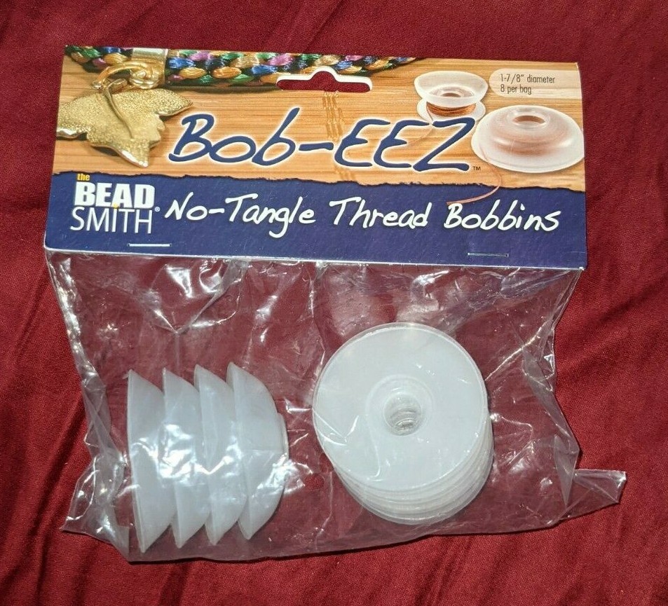 8 Kumihimo Bobbins Bob-EEZ Flexible No-tangle Thread Bobbins 1 7/8 Inch ...