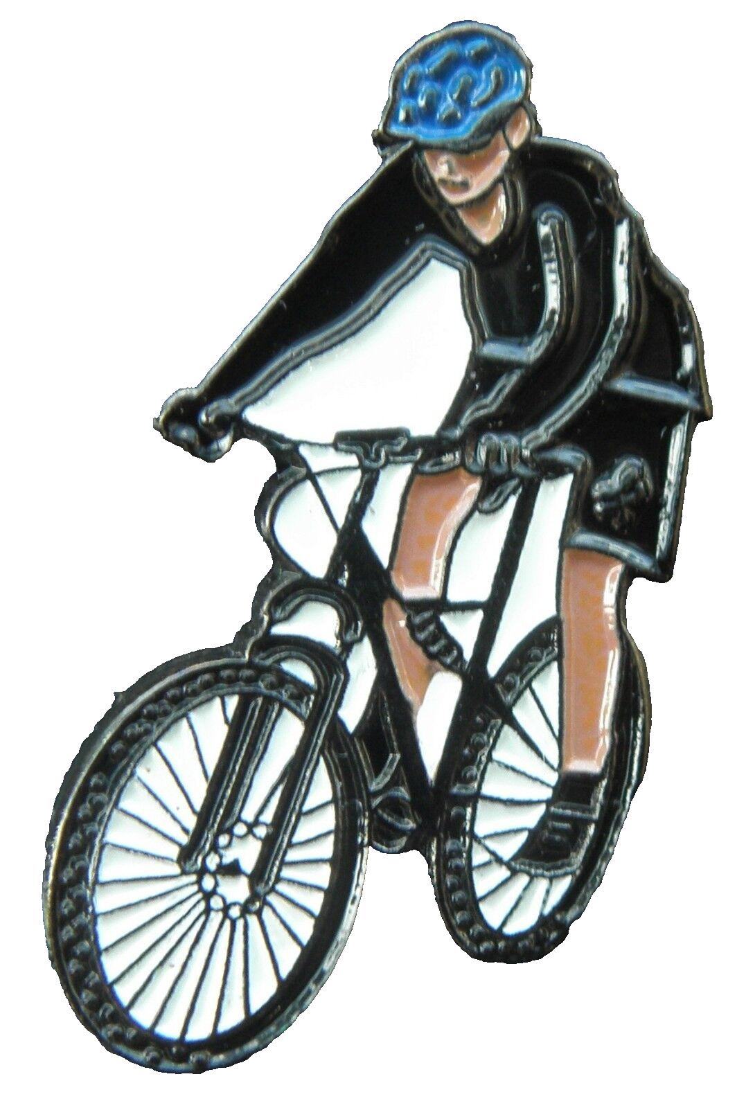 Cyclist Bike Pin Badge Bicycle Cycle Brooch | eBay UK