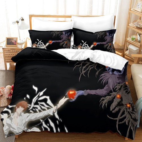 DEATH NOTE Anime 3pcs Bedding Set Duvet Cover Comforter Cover ...