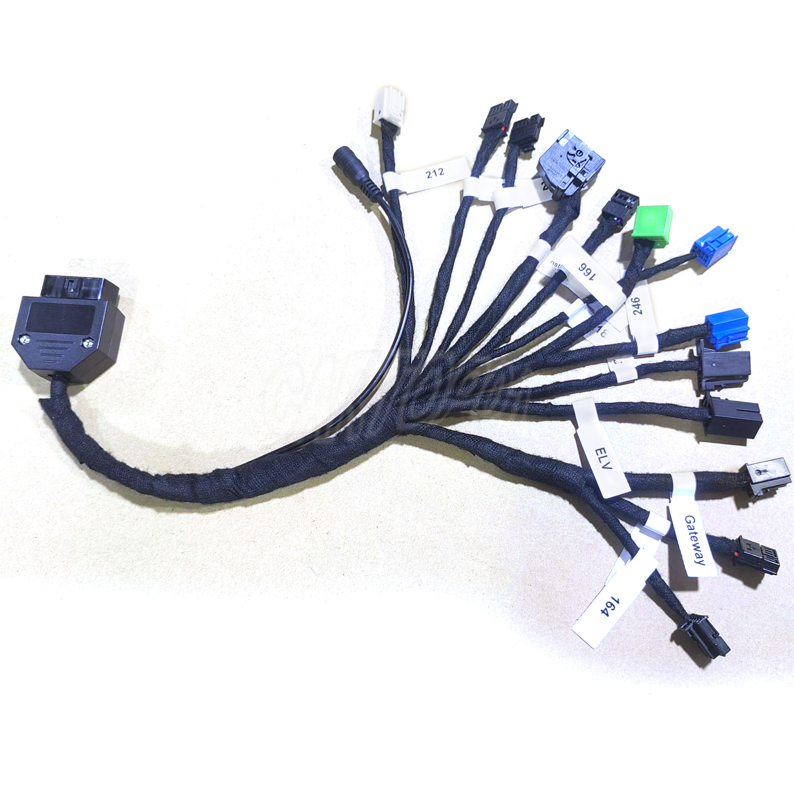 15 in 1 EIS ELV Platform Test Cable for Benz W204 W212 W221 W164 VVDI ...