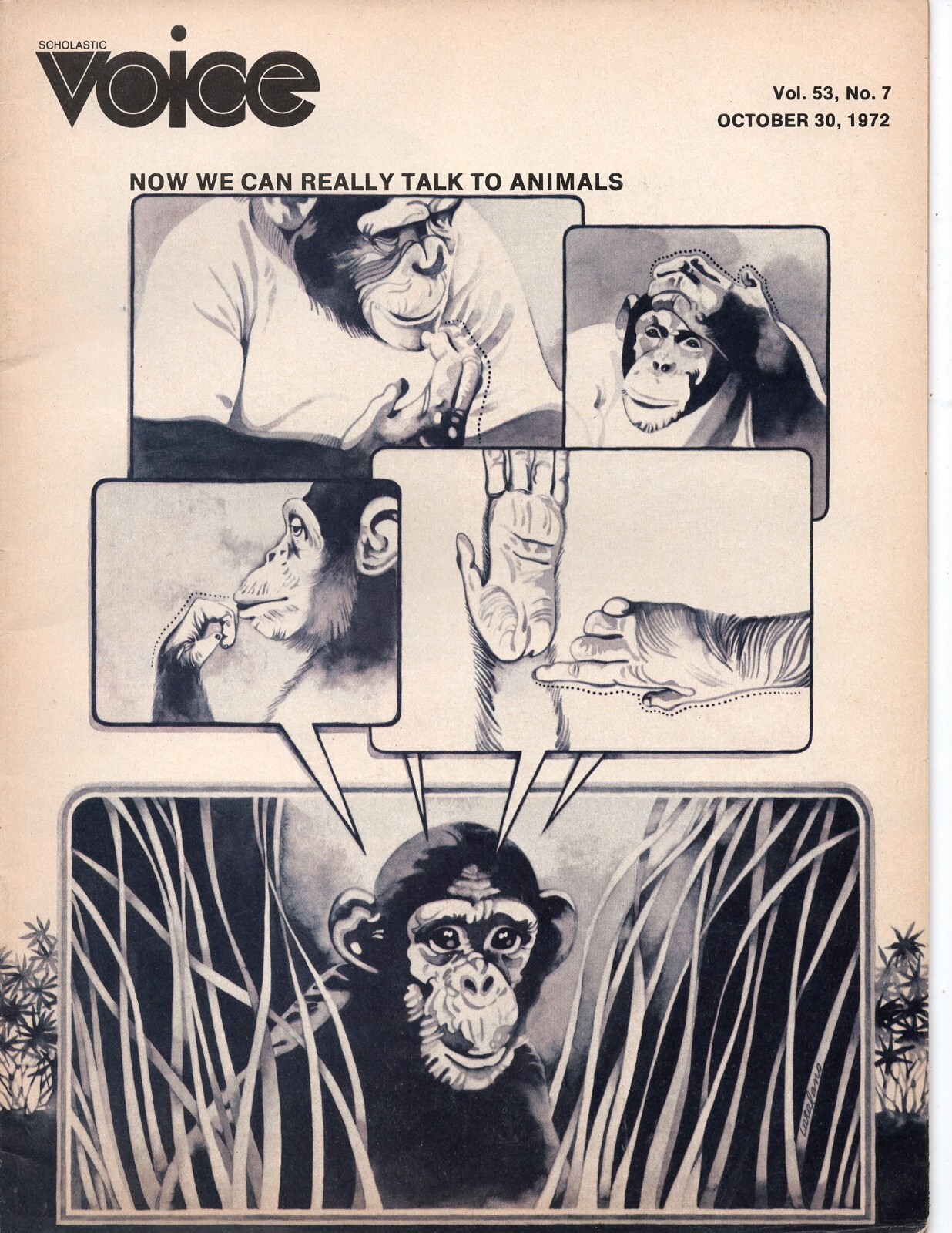 Scholastic Voice Magazine October 30, 1972 Now we can really talk to ...