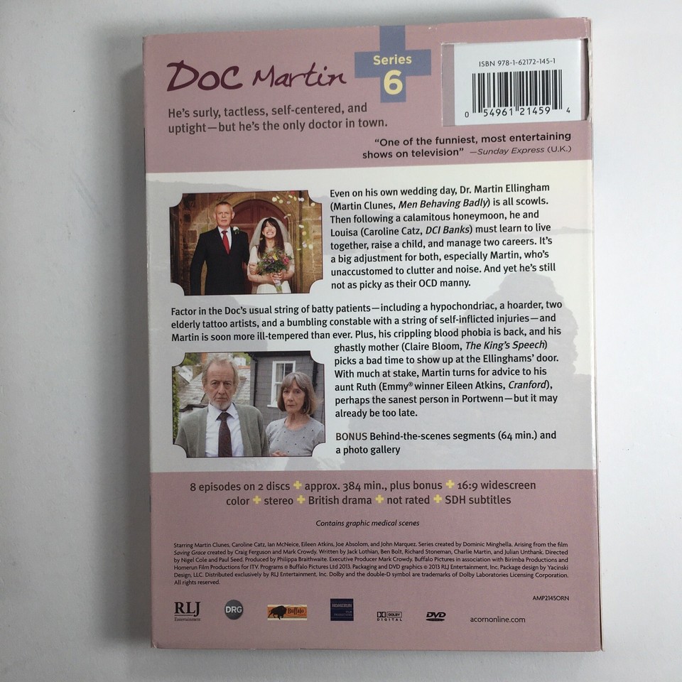 Doc Martin Series 3 NEW (DVD) + Series 1 & 6 USED Martin Clunes | eBay