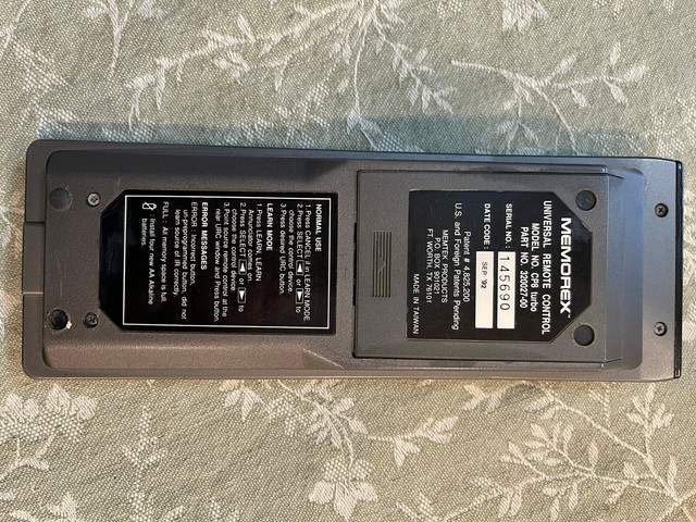 Vintage Original Memorex Cp8 Turbo Universal Remote Control for sale ...