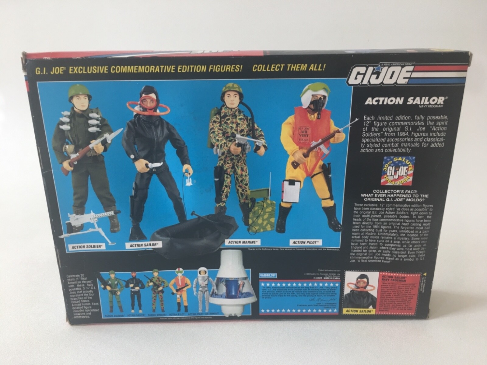 GI Joe Hasbro 1/6 Scale WWII Action Sailor Navy Frogman 1964-1994 ...