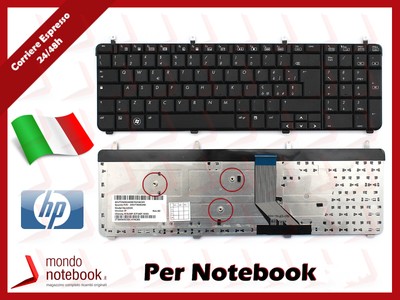 Clavier Italien pour Ordinateur Portable HP dv7-2220el (Noir Opaque) | eBay
