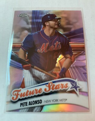 2020 TOPPS CHROME PETE ALONSO FUTURE STARS FS1 NEW YORK METS INSERT ...