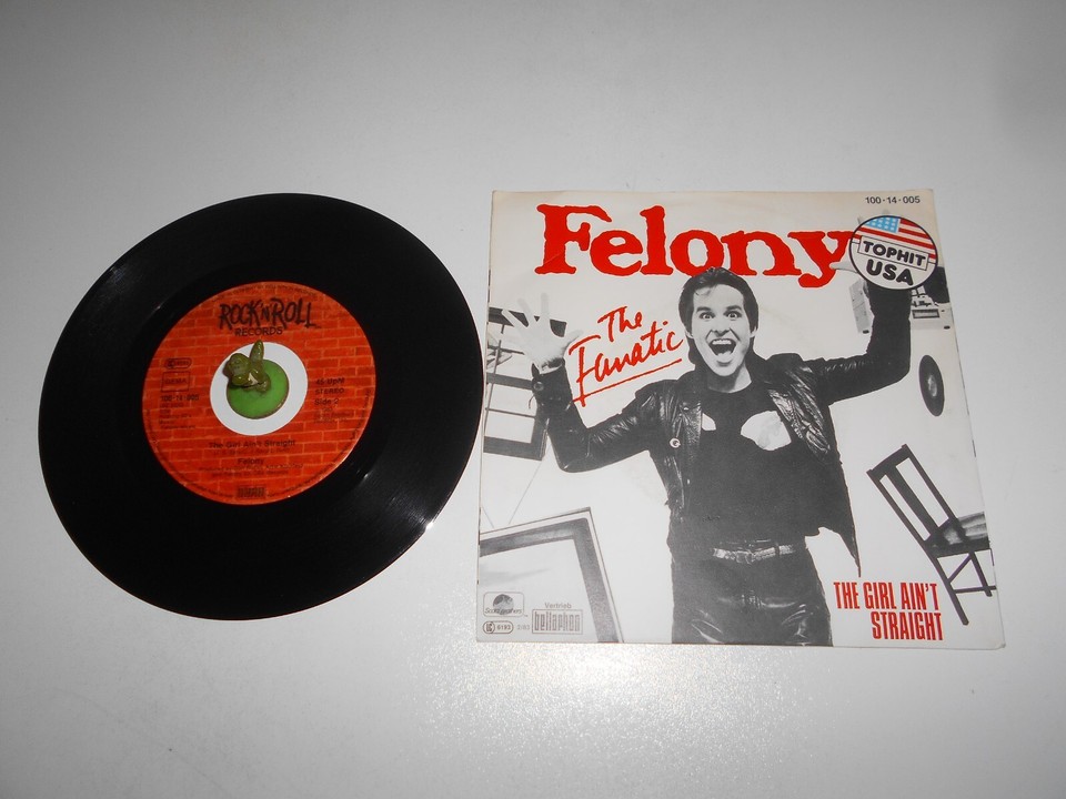 Felony - The Fanatic (1983) Vinyl 7` inch Single Vg +++ | eBay