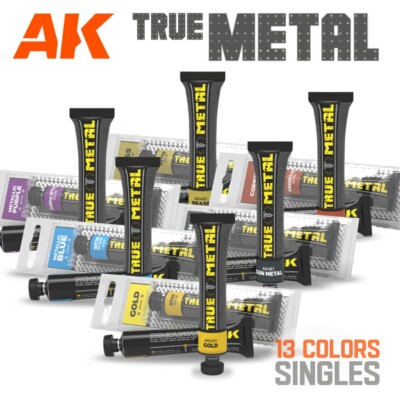 AK Interactive: TRUE METAL - Wax Based Metallic Paint - Singles 13 Colors | eBay