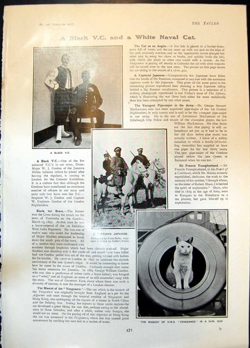 Old Black Vc Captured Japanese Sir Michael Lady Parkes Grandson 1905 ...