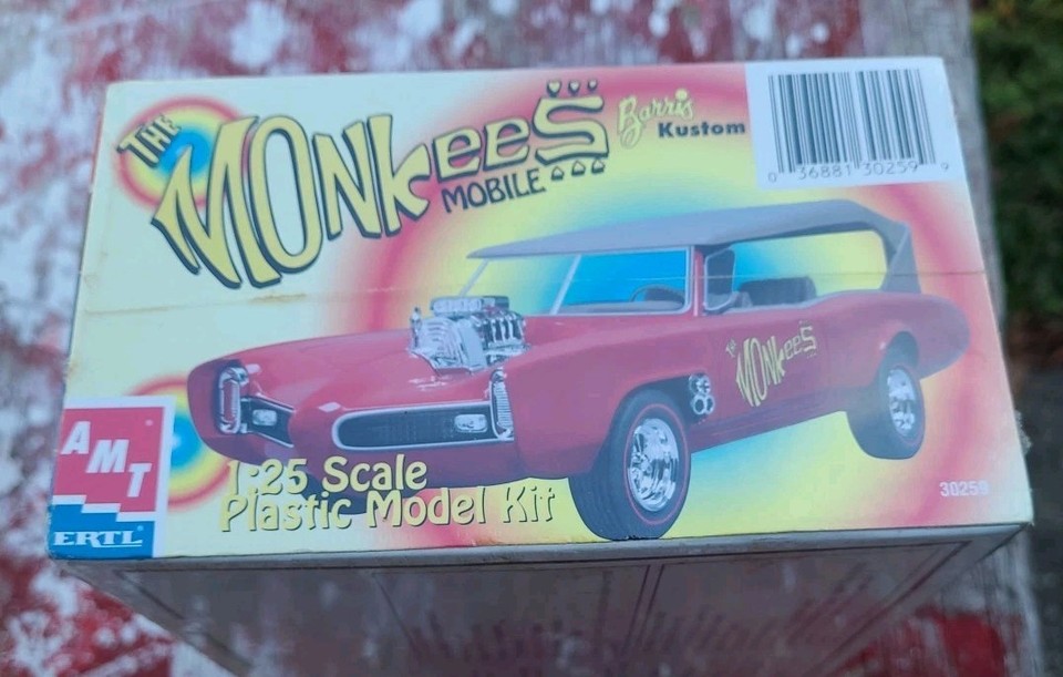 AMT The Monkees Mobile Barris Kustom Model Car Kit, Sealed | eBay