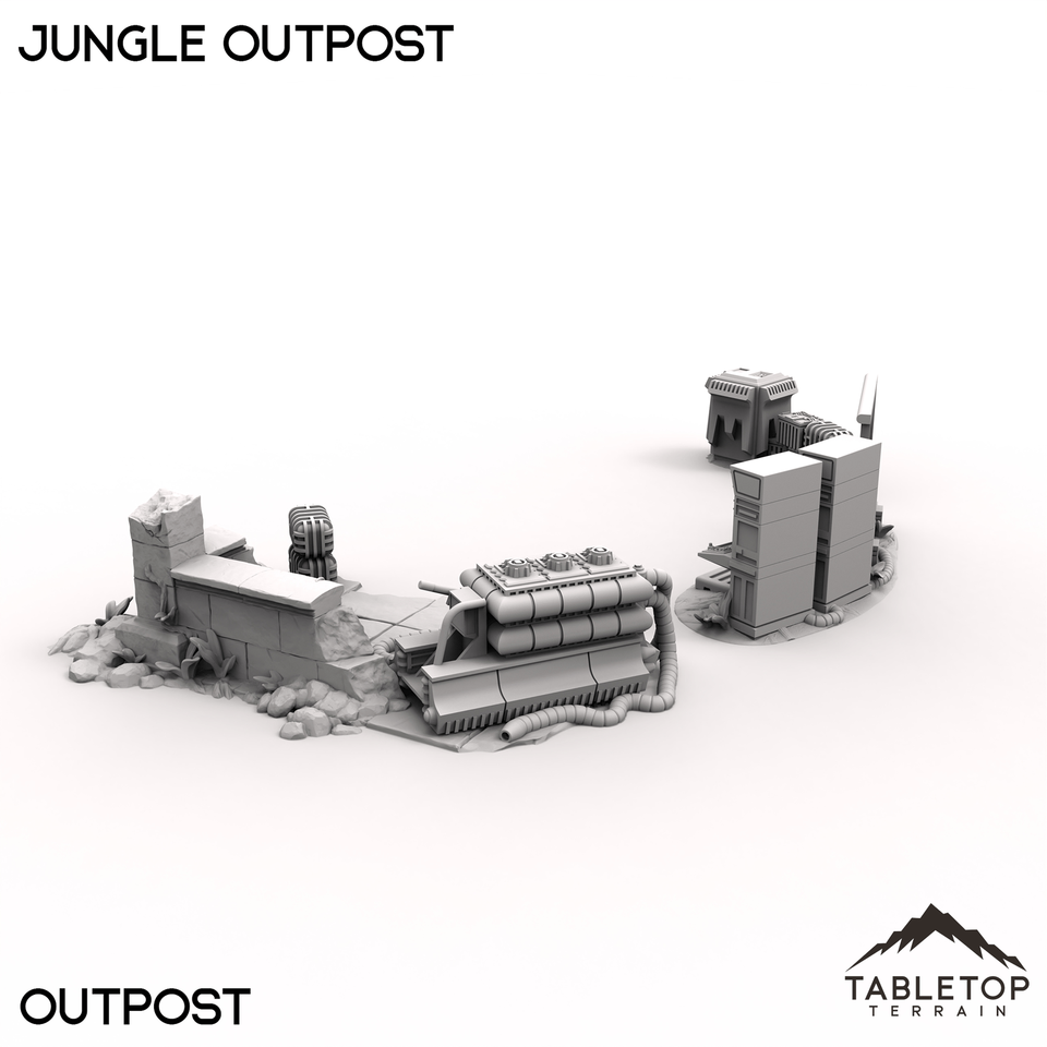 Jungle Outpost - Compatible with Star Wars Legion Shatterpoint | eBay