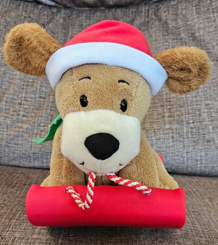 Hallmark ROCKIN' ROVER Musical Christmas Dog On Sled Rock/ barks to ...