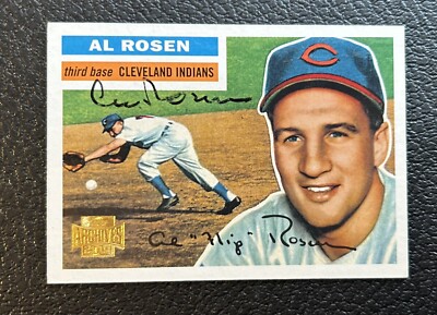 Al Rosen Signed Autographed 2001 Topps Archives Card #35 Indians | eBay