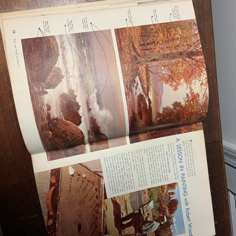 How and What To Paint by Walter T Foster Westside Paint Co VTG art ...