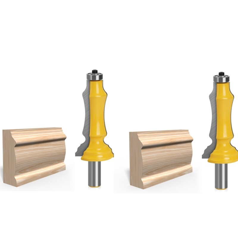 1/2" 12mm Shank Line Casing Router Bits Woodworking Milling Cutter for ...