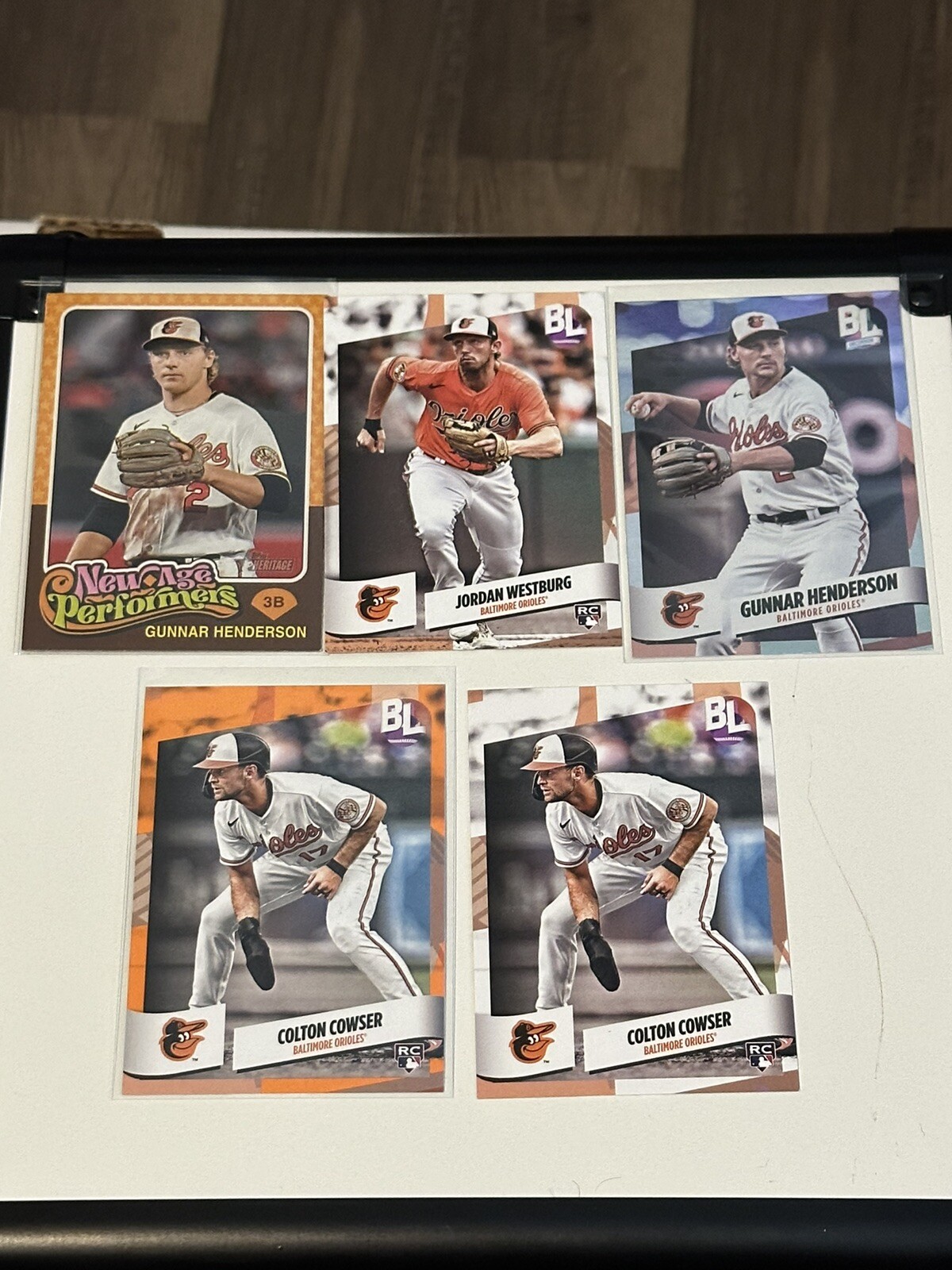 2024 Topps Orioles Lot Colton Cowser Jordan Westburg Gunnar Henderson ...