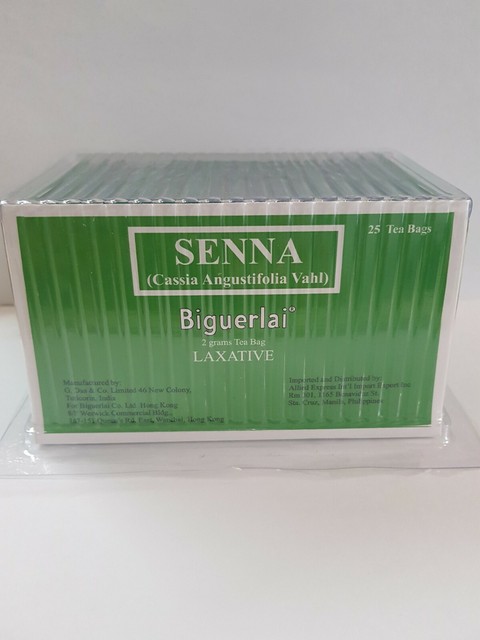 Senna BIGUERLAI Slimming Laxative Tea- 11 Tea Bags for sale online | eBay