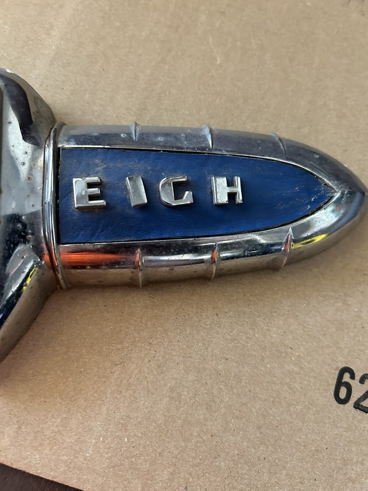 Rare Blue 41 Buick Special Eight Trunk Emblem Ornament Chrome Hot Rod ...