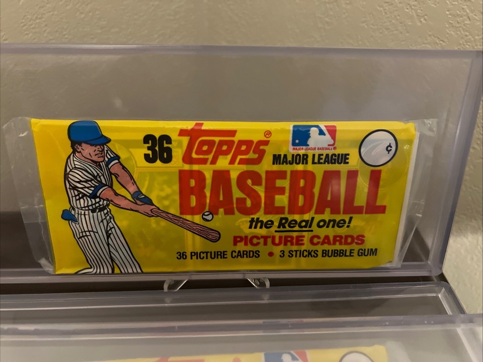 1983 Topps baseball Grocery rack pack 36 cards With Holder F/S Fresh | eBay