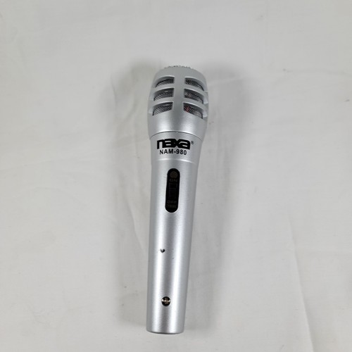 Naxa Replacement Microphone (Unit Only, No Cord) Model Number NAM-980 -Silver | eBay