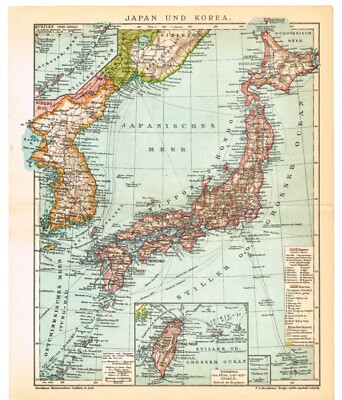 Pre-1900 - Japanese Map