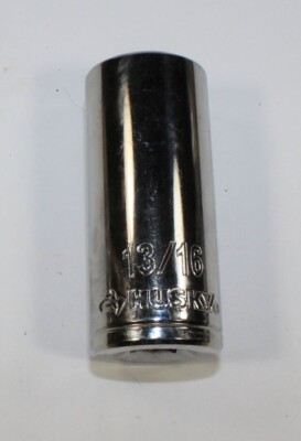 Husky 13/16 6-Point SAE Deep Socket 3/8 in. Drive Spark Plug | eBay