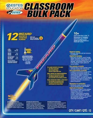 Estes Wizard Rocket Kit - Skill Level 1, Pack of 12 for sale online | eBay