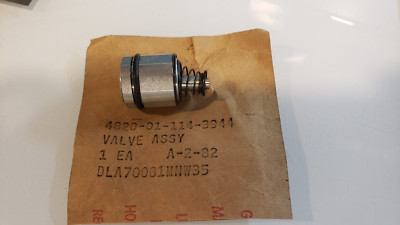 ASSEMBLY & TEST WORLDWIDE CHECK VALVE CARTRIDGE EH670/7 4820-01-114 ...