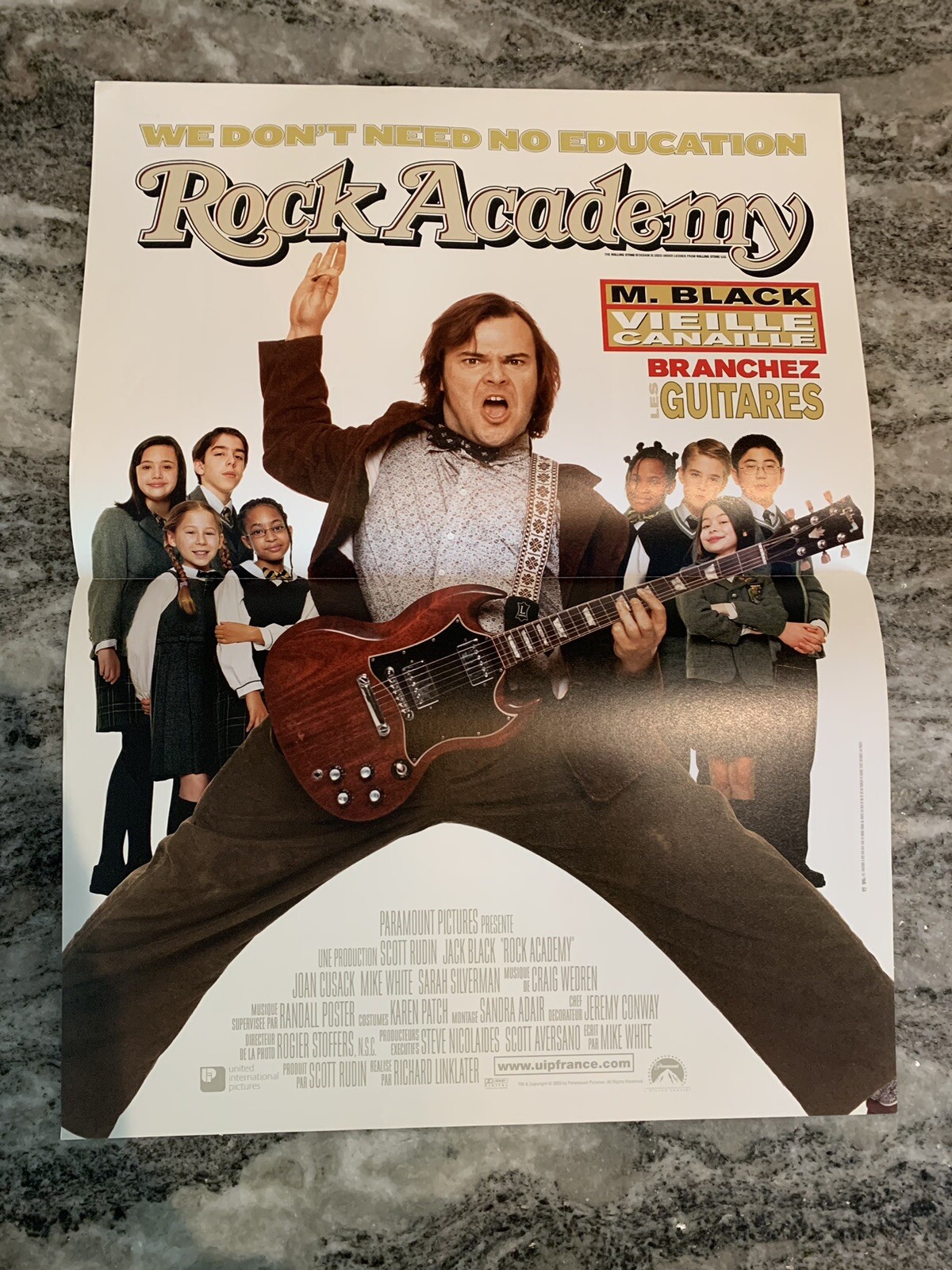 Jack Black School Of Rock Poster