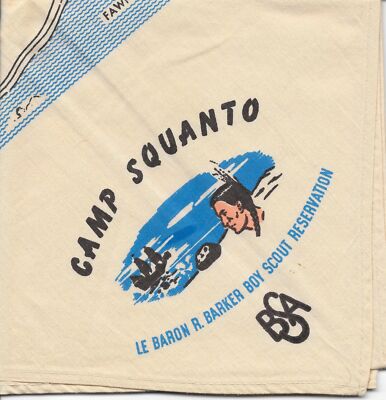 Camp Squanto Old Colony Council Neckerchief Boy Scouts of America | eBay