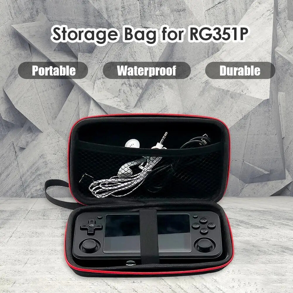 Anbernic RG351P RG351M RG351MP Zipper Case Cover Armor Guard House Bag ...