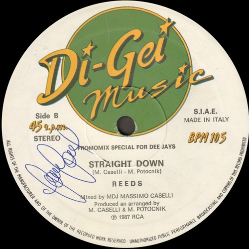 BAND OF JOCKS / Reeds - We Love Radio / Straight Down - -gei Music 1987 ...