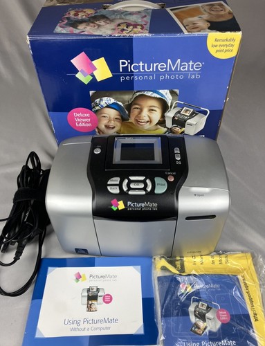 Epson PictureMate Personal Photo Lab Deluxe Edition Photo Printer *READ ...