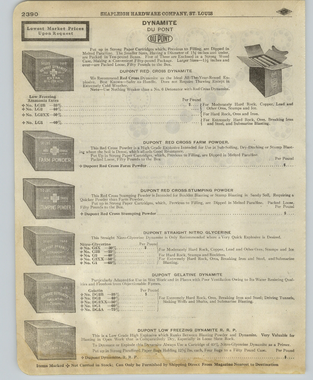 1918 PAPER AD 4 PG Dupont Extra Farm Powder Stump Wood Box Dynamite ...