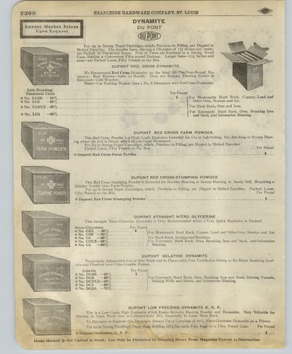 1918 PAPER AD 4 PG Dupont Extra Farm Powder Stump Wood Box Dynamite ...