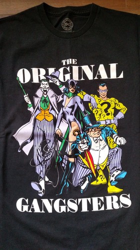 The Original Gangsters Logo T Shirt Men Sz M DC Comics Joker Riddler ...