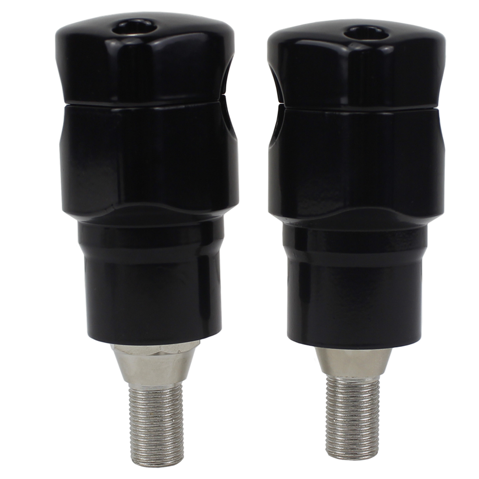 Black 2.5" Tall Handlebar Risers Kit for Harley Springer Softail Cross ...